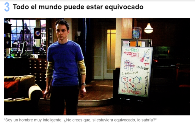 Lo que nos ha enseñado Sheldon Cooper - Frases Sheldon Cooper de 'Big Bang'